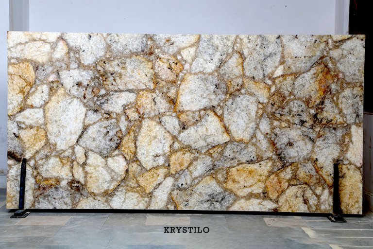 Semi-Precious Gemstone Wall Cladding | Luxury Interior | Krystilo